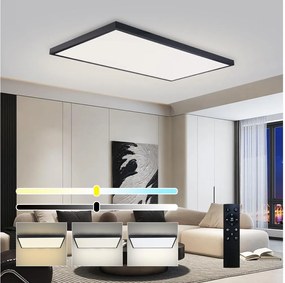 Brilagi-LED Stmívatelné koupelnové svítidlo FRAME SMART LED/96W/230V IP44 čer+DO