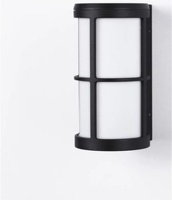 NV 9002851 Venkovní nástěnné svítidlo STONE černý hliník a akryl E27 1x12W 220-240V IP54 bez žárovky - NOVA LUCE