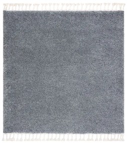 Koberec BERBER 9000 šedý fredzle berber marokánský čtverec