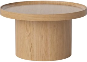 Konferenční stolek Plateau Ø61 cm, střední, více variant - Bolia Varianta: bílý dub