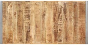 Jídelní stůl 200 x 100 x 75 cm masivní hrubé mangovníkové dřevo 321565