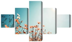 Vícedílný obraz Polní Květiny Na Slunci Nedostatek Nedostatek Plátno Canvas 250x150