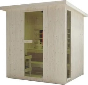 RAKOUSKÝ produkt - Venkovní kombinovaná sauna LAHTI 198x181,5x202,2 cm ( F30200 )