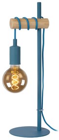 Lucide 08527/01/35 stolní lampa Pola, modrá, E27, 50cm