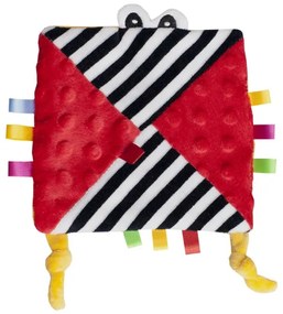 Hencz Toys Mazlík šuštik s očičkama - červený
