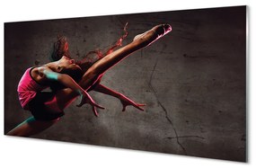 akrylový obraz Žena motouz 125x50 cm