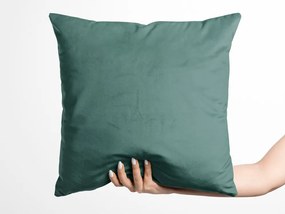 Biante Sametový povlak na polštář Velvet Premium SVP-022 Ledově zelená 50 x 50 cm