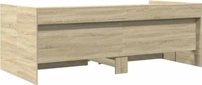 Válenda se zásuvkami bez matrace dub sonoma 100 x 200 cm 3280841