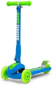 Koloběžka milly mally dětská koloběžka magic scooter blue-green