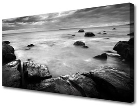 Obraz na plátně Skála Moře Krajina 100x50 cm