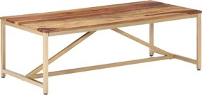 vidaXL Konferenční stolek 120 x 60 x 40 cm masivní sheeshamové dřevo [286339] Barva: Hnědá