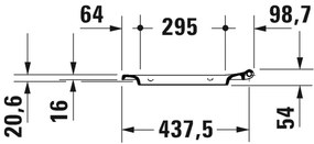 Duravit Viu - WC sedátko, Bílá 0021110000