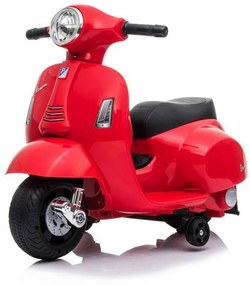 Dětská elektrická motorka Baby Mix Vespa červená