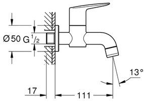 GROHE 20238001 - Výpustní ventil DN 15 lesklý chrom