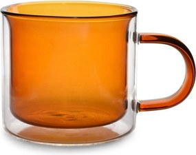 Jantarové skleněné hrnky v sadě 2 ks 270 ml Liv – ONA