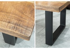 Massive home | Konferenční stolek IRON CRAFT II 100 CM masiv mango
