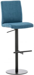 Bhm germany Barová židle Cadiz, textil, černá / modrá
