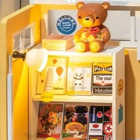 RoboTime miniatura domečku Medvědí knihkupectví / od 14 let