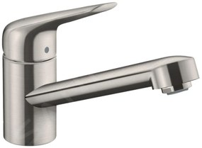 Hansgrohe Focus M42, dřezová baterie M421-H100, vzhled nerezavějící oceli, HAN-71808800