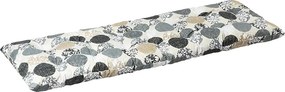 Bellatex Sedák na lavici prošívaný Šedá,Bílá 40x150 cm