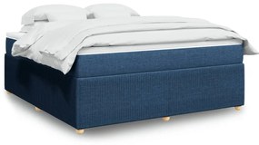 Box spring postel s matrací černá 120x200 cm textil