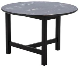 Černý kulatý konferenční stolek SAFI