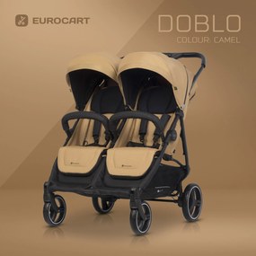 Sourozenecký kočárek Euro-Cart Doblo Camel