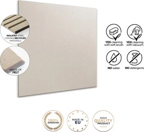 Látkové akustické panely v sadě 2 ks 60x60 cm Waves II – Styler