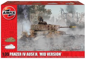 Plastikový model classic kit tank a1351 - panzer iv ausf.h, mid version