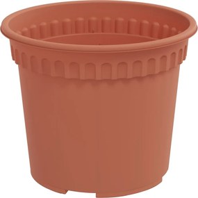 Květináče 24 ks Cihlově červená Plast 3403262