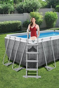 BESTWAY Power Steel Bazénový set 412 x 201 x 122 cm, kartušová filtrace 56722
