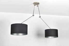 Závěsné designové svítidlo nad stůl Snap Duo Black