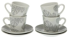 Set Hrnků na Kávu Versa Shelly Porcelán (4 Kusy)