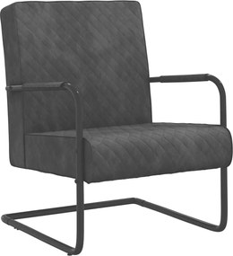 vidaXL Konzolová židle samet [325728] Barva: Tmavě šedá