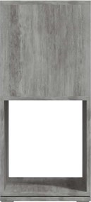 Otočná skříňka betonově šedá 34,5x34,5x75,5 cm kompozitní dřevo 339559