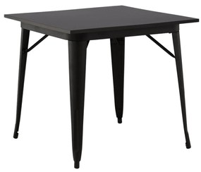 Jídelní stůl Tempe, černý, 80x80