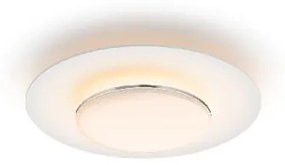 Philips Osvětlení - Stropní LED svítidlo, průměr 40 cm, 2700 K, 30 W, stmívatelné, bílá/chrom 929003315701