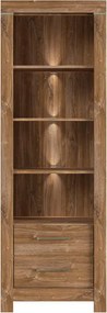 XXXLutz STOJACÍ REGÁL, barvy dubu, 68/200,5/42 cm Welnova - Knihovny - 002427002809