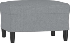 4dílná sedací souprava s polštáři světle šedá textil 3201794