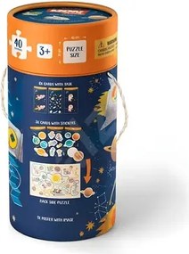 DODO Sada puzzle a her Vesmírné dobrodružství / 40 dílků / od 3 let