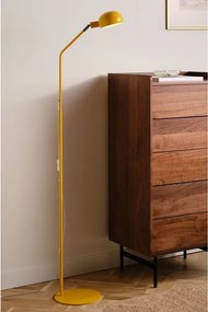 Žlutá kovová stojací lampa s ohybatelnou konstrukcí (výška 146 cm) Lincon – Jotex