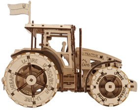 Ugears 3D dřevěné mechanické puzzle Traktor Wins