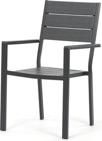 Zahradní sestava AZS-B1656 GREY, polywood, šedá (156 x 78) cm