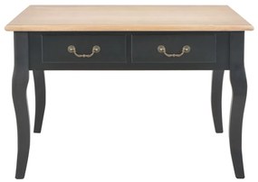 Konferenční stolek - dřevo - hnědo-černý | 80x80x50 cm