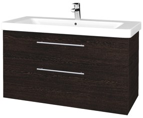 Dřevojas Koupelnová skříň Q MAX SZZ2 105 Varianta: D08 Wenge / Úchytka T02 / D08 Wenge