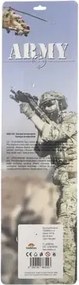 TEDDIES Jiskřící samopal Army 62 cm / Dětská zbraň / Setrvačník / Jisk