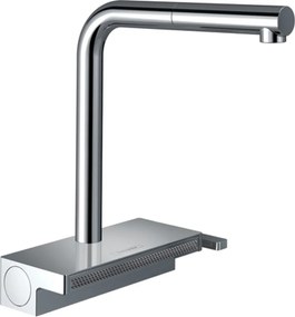Hansgrohe Aquno Select M81, páková kuchyňská baterie 250, vytahovatelný výtok, 2jet, chromová, HAN-73836000