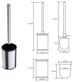 Bemeta Omega WC štětka 104913152