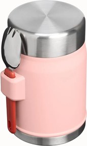 Broskvová termoska na jídlo z nerezové oceli 400 ml Legendary Food Jar + Spork Peach Rose – Stanley
