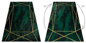 koberec EMERALD výhradní 1022 glamour, stylový geometrický, mramor la velikost 140x190 cm | krásné koberce cz